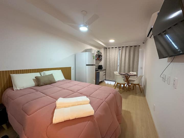 Studio | 50m Metrô | Rooftop, Piscina E Academia - Rio de Janeiro