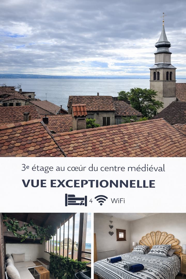 «&nbsp;Nid Douillet&nbsp;» Vue Exceptionnel Plein Centre - Yvoire