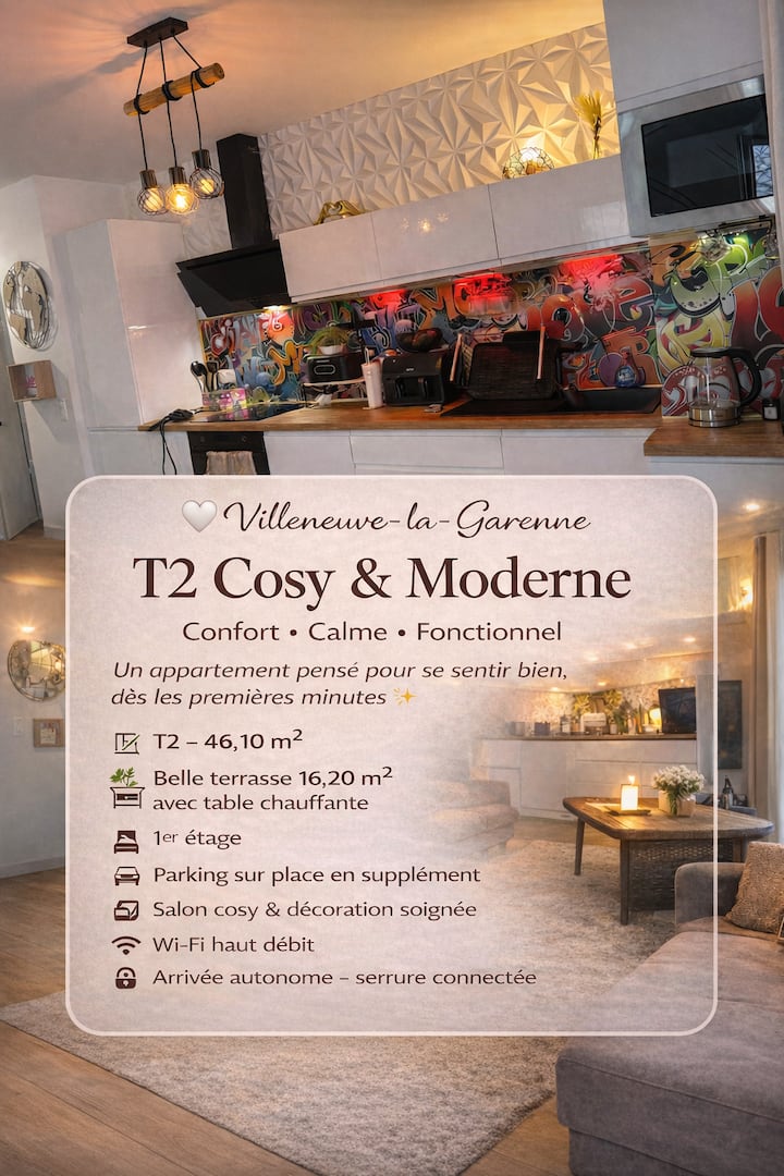 Escale Cosy à Villeneuve - Villeneuve-la-Garenne