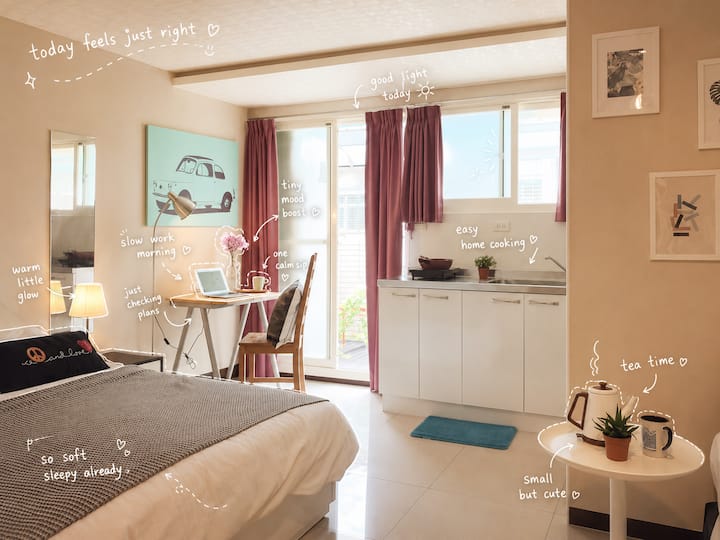 Taipei Xinyi District/balcony/microwave/ Yongchun - Taiwan