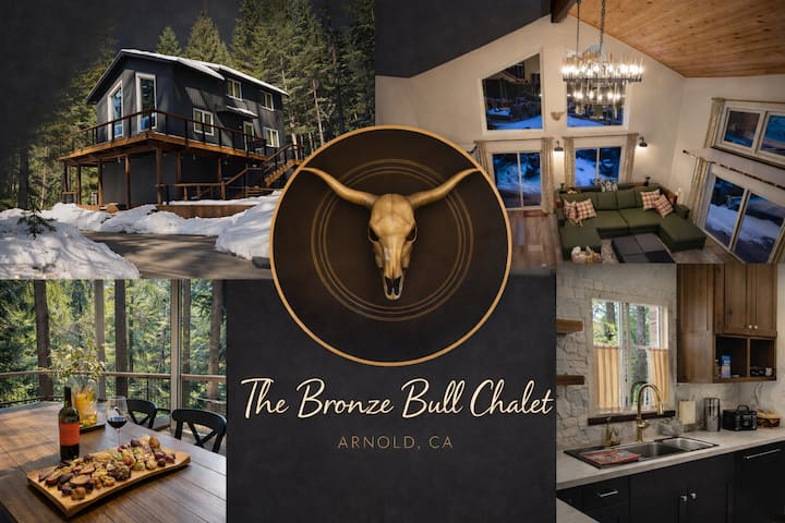 Luxury Chalet | Walk To Lake | Ev | 2.5ba - Arnold, CA