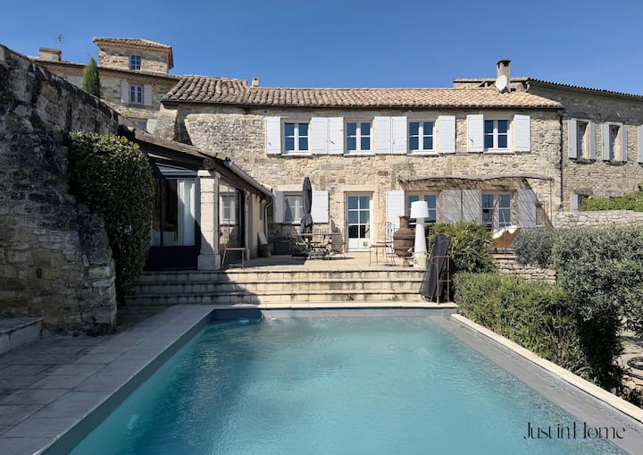 Mas De Village, 3 Ch, Clim, Piscine, 6kms D'uzès - Uzès