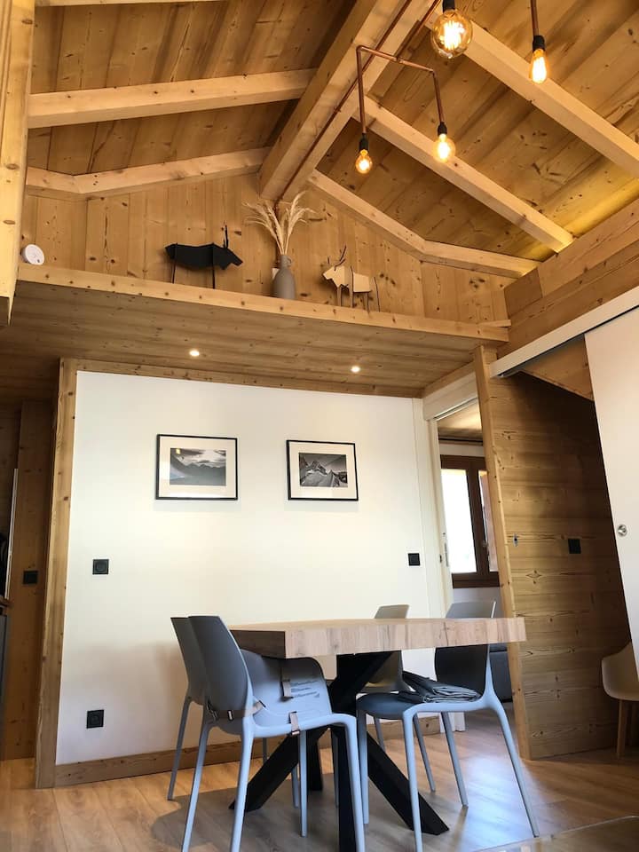 Tanière La Frontiera Face Pistes&esf Esprit Chalet - Montgenèvre