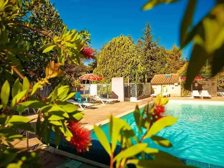Zecamping 3* Mobil Home 30m² Piscine - Sommières