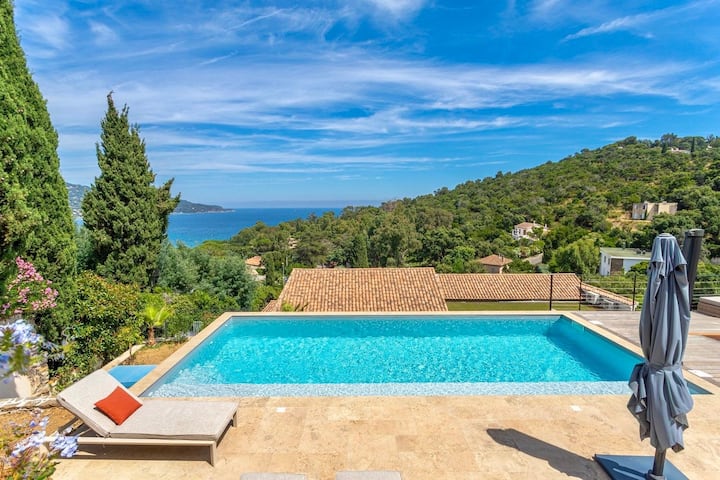 Villa D'exception Vue Mer Piscine & Plages à Pied - Hyères