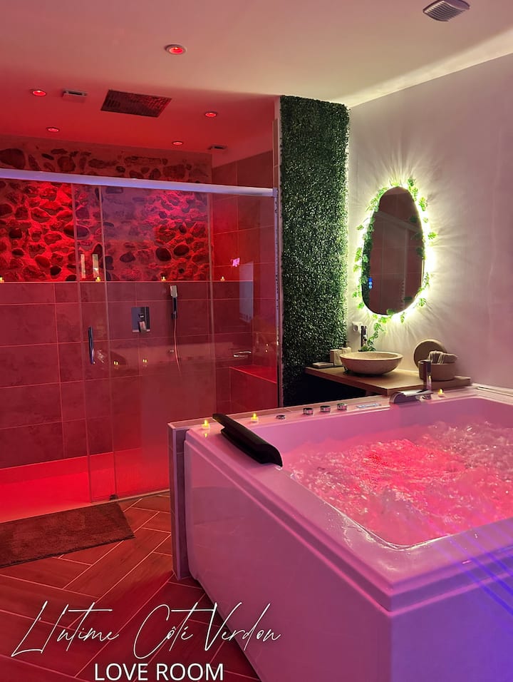 L’intime Côté Verdon Love Room Balnéo & Terrasse - Quinson