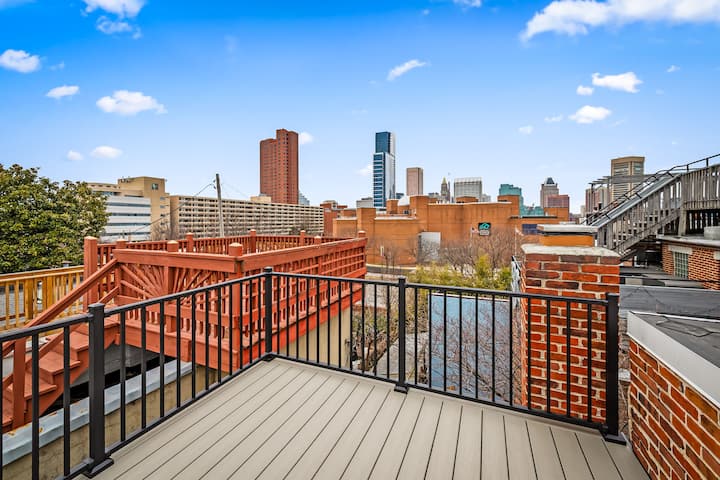 Quiet, Walk To The Stadiums, Harbor, Rooftop Deck - Baltimore, MD