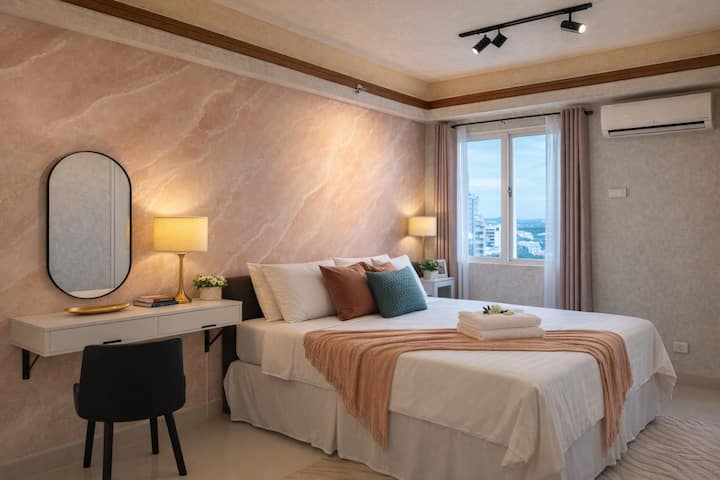 King Bed•3 Mins Walk To Smcity•400mbps•w/ Balcony - Iloilo City