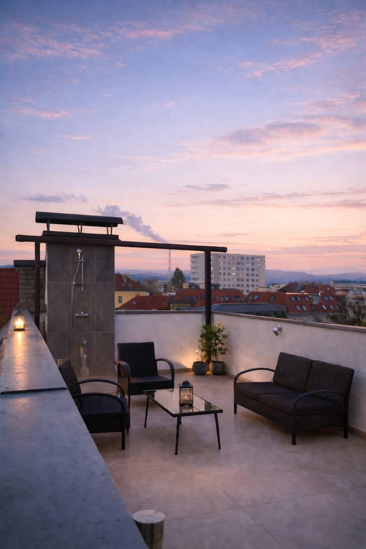 Penthouse-apartment Mit Außendusche - Klagenfurt