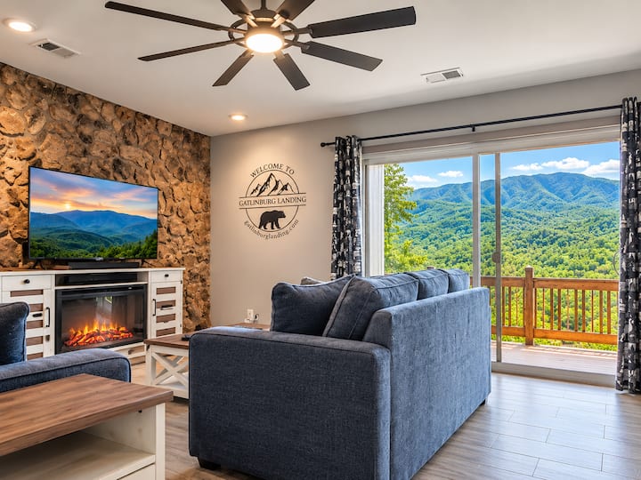 Spacious - Smoky Mountain Views 2 Kings & Games - テネシー州