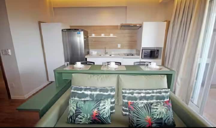 Apto No Hot Beach Suítes - Olímpia