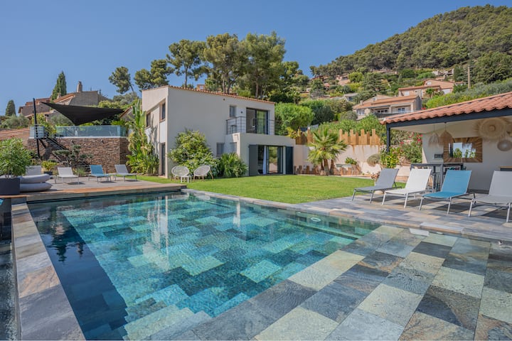Villa Carqueiranne, Vue Mer, 5 Ch, Piscine, Plage - Carqueiranne