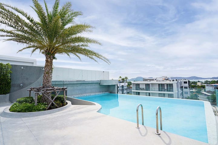 City View Studio With Rooftop Pool And Gym - Province de Phuket