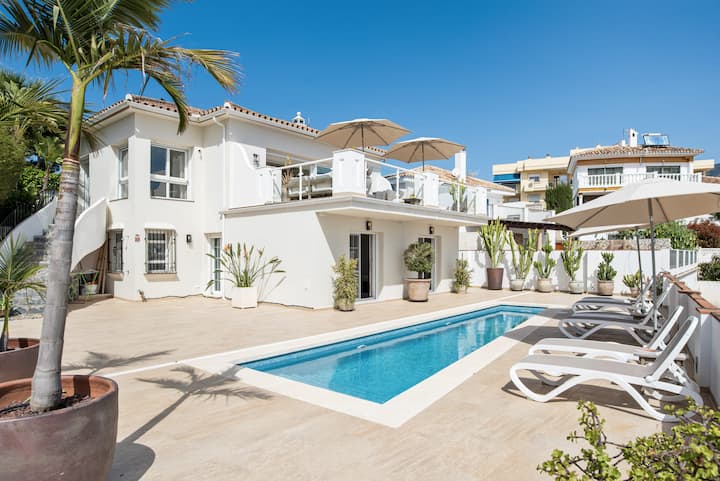 Villa Tamarindos | Pool & Sea Views In Mijas - Fuengirola