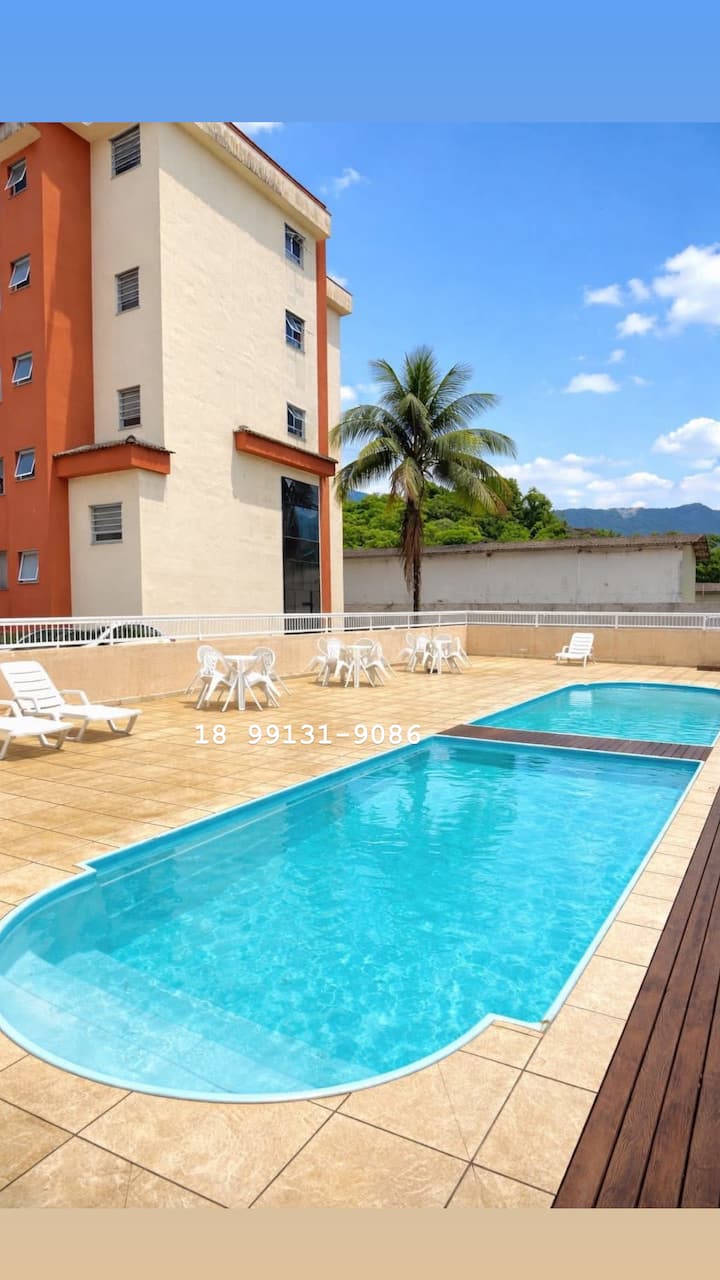 Apartamento Sun Way Com Piscina E Churrasqueira - Ubatuba