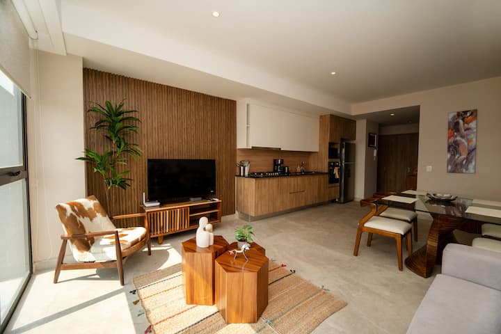 Luxury 3br For 8 | Skyline + Pool & Jacuzzi - 과달라하라