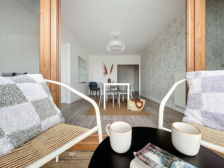 Vue Mer • Grand T3 Neuf 93m² • Parking • Centre - Granville