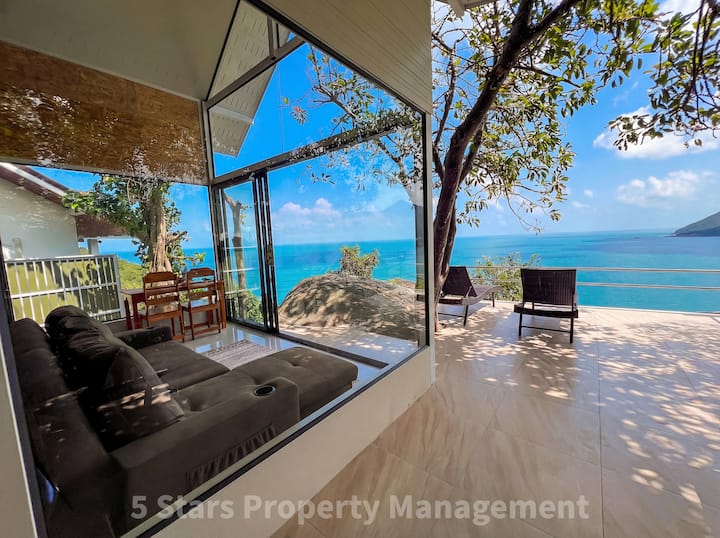 Bird's Nest. 180° Sunrises. 5 Min Chaloklum Beach. - Ko Pha Ngan