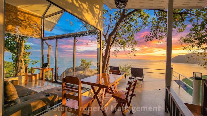 Bird's Nest. 180° Sunrise. 5 Min Beach. 250mb Wifi - Ko Pha Ngan