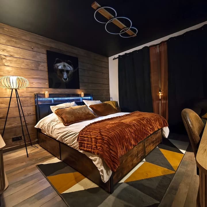 Chambre Romantique Atlas - Spa Privatif - Sarrebourg