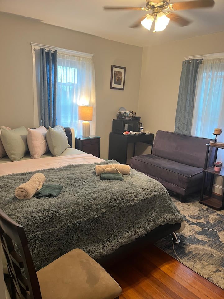 Уютная двухместная комната в доме - Newton, MA