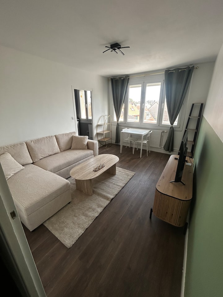 Joli Appartement, Quartier Demi-lune + Lit Bébé - Caen
