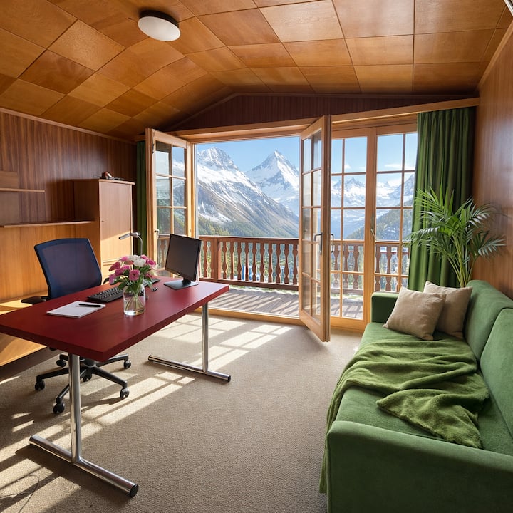 Entire Alpine Chalet – Matterhorn Glacier Lodge - Randa