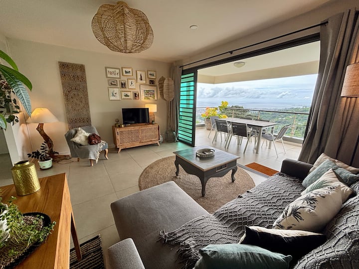 Cocoon Tahiti Joli Lumineux Aéré - 1 Ch Climatisée - French Polynesia