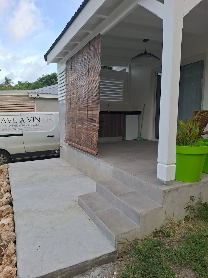 Bungalow Cosy à 300m De La Plage - Marie-Galante