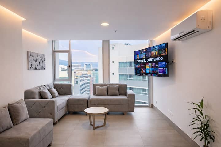 Suite Facing Mall Del Sol | 4beds+wifi+ac+hotwater - Guayaquil