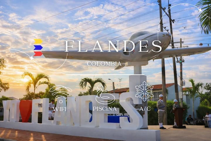 Hugehouse+wifi+pool+parking+ac+tv+bbq@flandes - Flandes