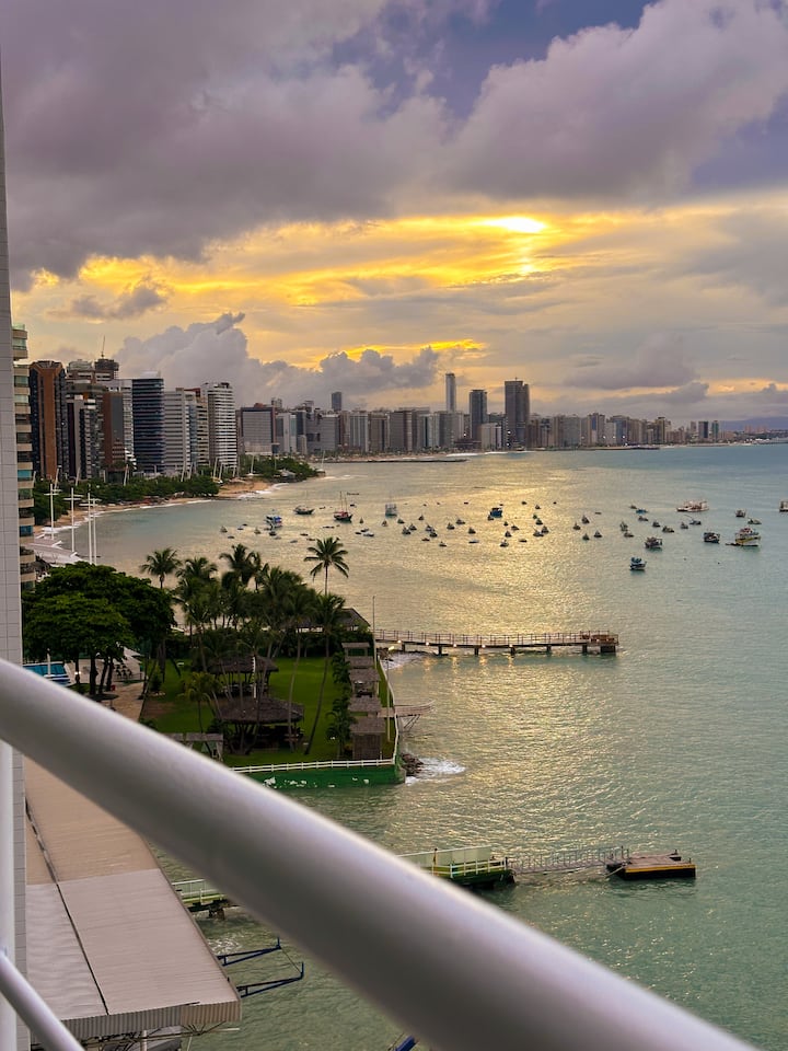 Apartamento 4 Pessoas - Frente Ao Mar - Aceita Pet - Fortaleza