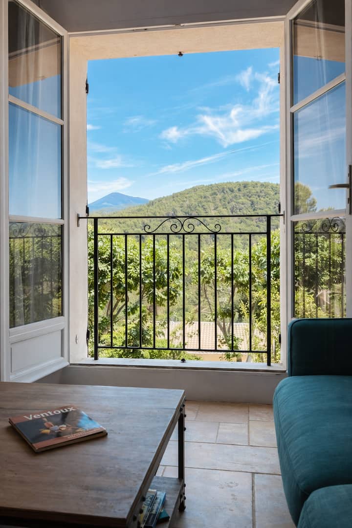 Grange Rénovée Avec Vue Sur Le Mont Ventoux - Malaucène