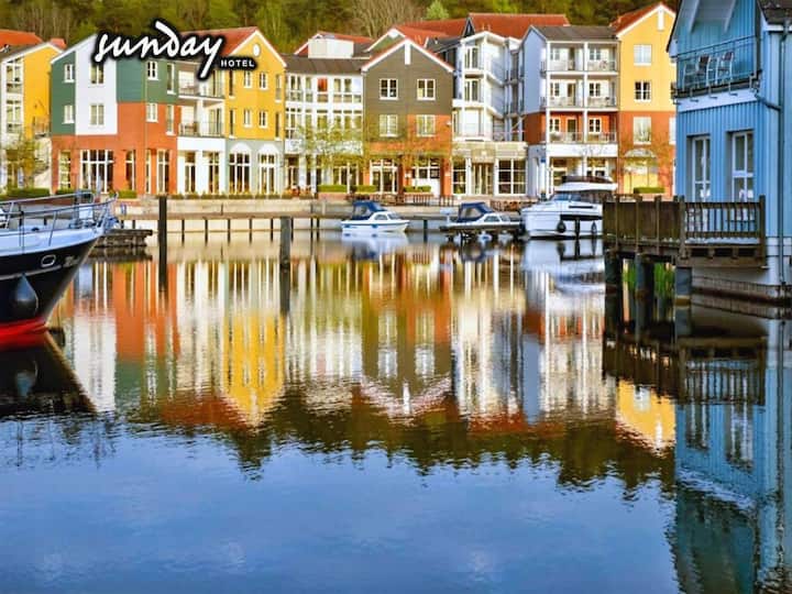 Chambre Double Standard Du Sunday Resort Marina - Rheinsberg
