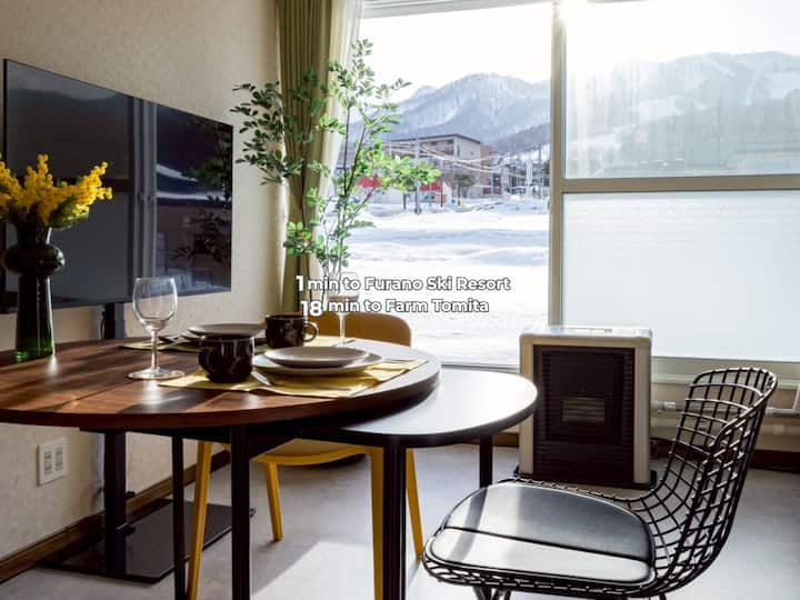 Breeze-gaku 岳 |  連泊歓迎！シンプル＆快適なカジュアルステイ| Wi-fi完備 - Furano