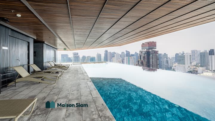 High-floor 1br With Sky Pool, Thonglor Ekkamai - Bangkok