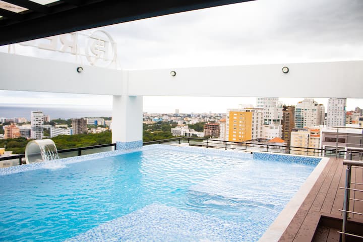 Calma Urbana @Downtownsd Piscina+jacuzzi+gimnasio - Santo Domingo