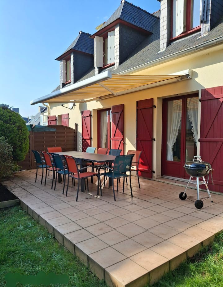 Maison Familiale à Erquy, Jardin Clos, Mer Et Gr34 - Plage Sables d'Or les Pins