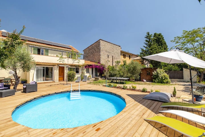 Maison Provençale Entre Mer Et Montagnes - Grasse