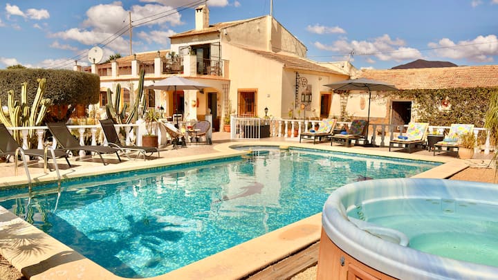 Spanish Farmhouse W/ Pool & Orchard • Sleeps 10 - Cox