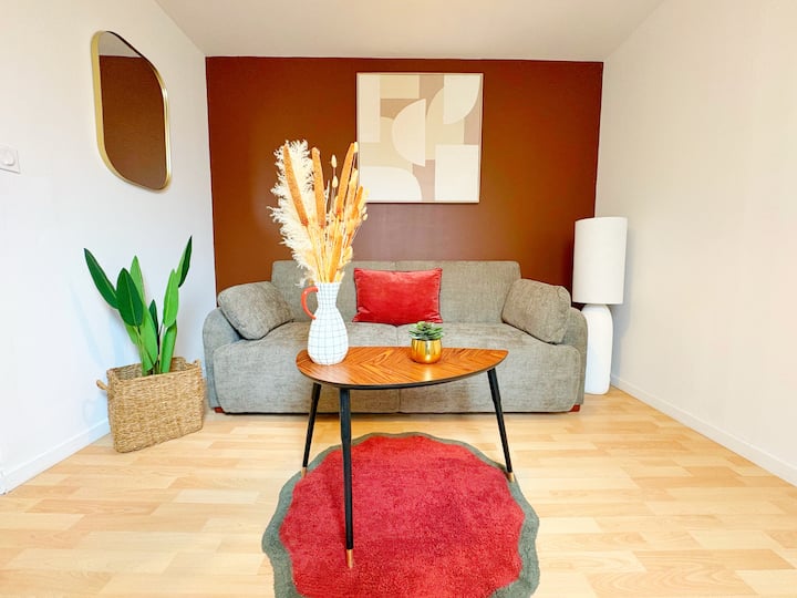 Le Clarck • 2ch • 5pers • Quartier Montchat - Lyon