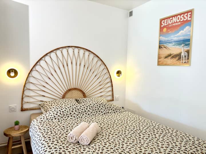 *Safari* Plage Privé, Terrasse, Parking Wifi Surf - Seignosse