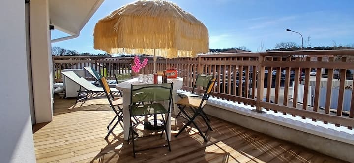 Appart Terrasse Dans Les Landes, Messanges Bourg - Messanges