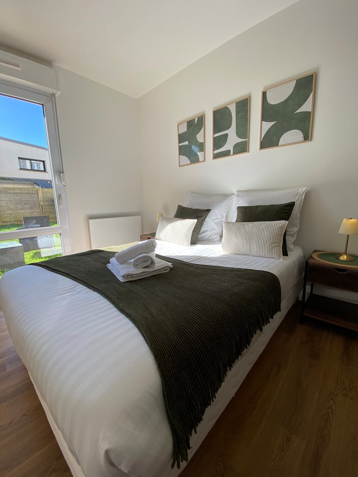 Studio Parc Expo Rennes + Parking Privé - Bruz