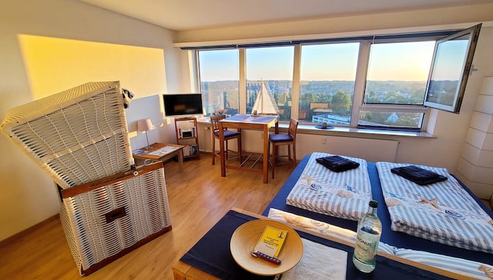 Strandkorb-apartment Im 14. Stock Mit Weitblick - Schleswig