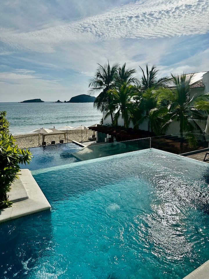 Villa Familiar Con Club De Playa - Ixtapa Zihuatanejo