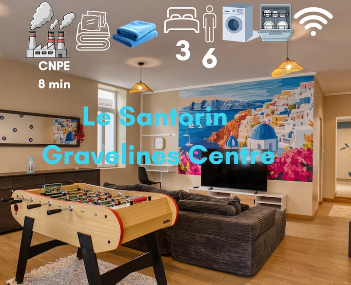 Le Santorin Gravelines Centre Appart 3 Ch - Oye-Plage