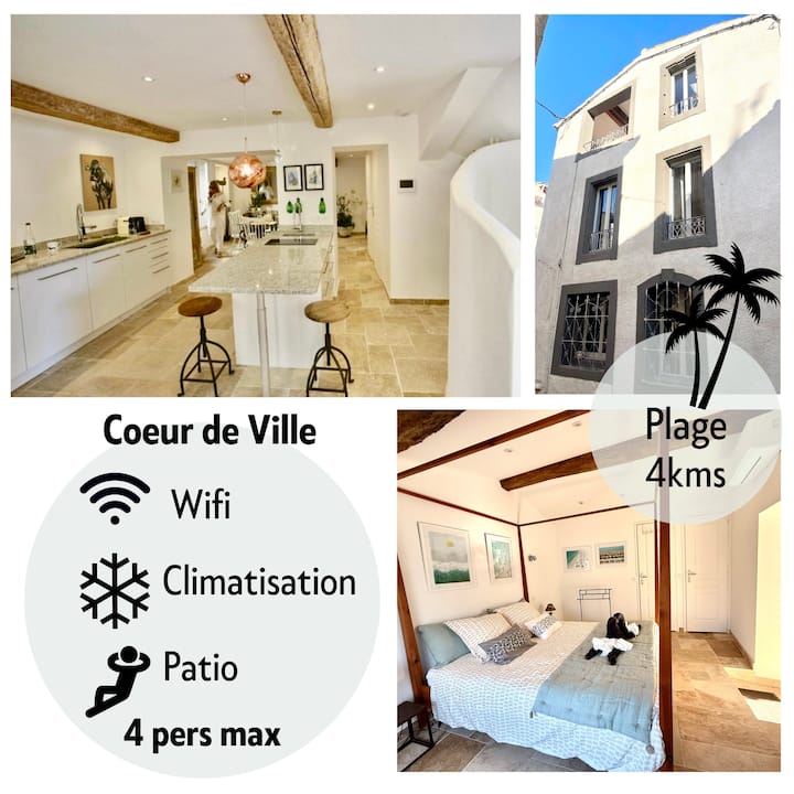 Villa Au Patio Suspendu - Valras-Plage