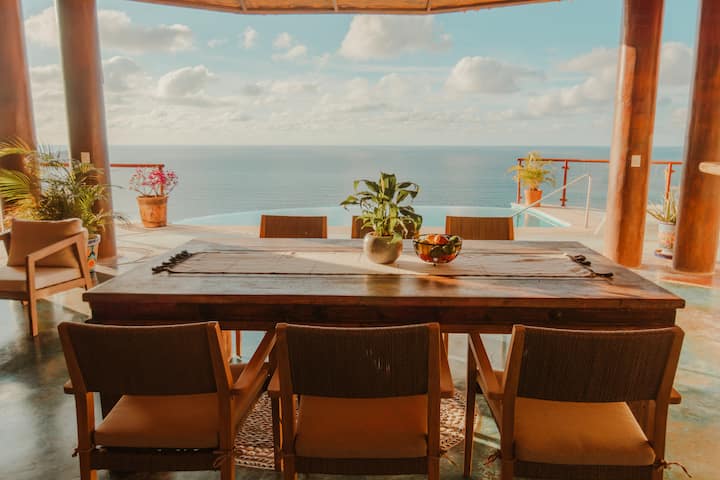 Private Cliffside Villa With Infinity Pool - Mexico