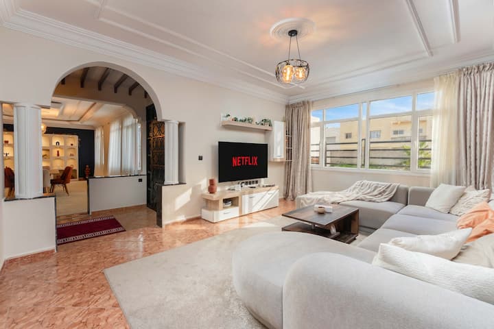 Villa Familiale Avec Jardin Et Espace Enfants - Agadir